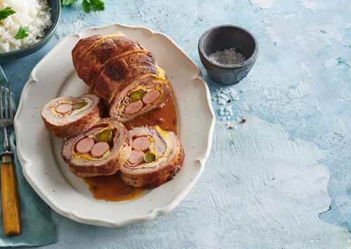 Bravčová roláda ako plnené vtáčiky | Varíme spolu - chutné a rýchle ...